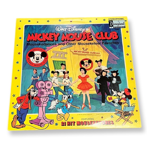 Media | Walt Disneys The Mickey Mouse Club Vinyl Lp 1975 Vintage Vinyl ...